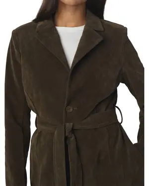 Joe's Jeans The Faux Suede Long Coat