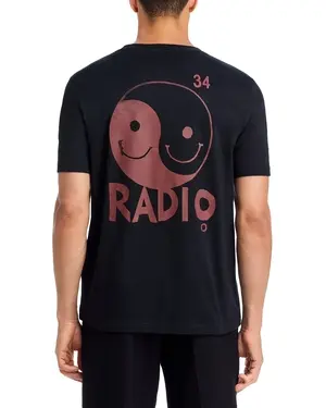 Paul Smith Peace Radio Cotton Graphic T-shirt