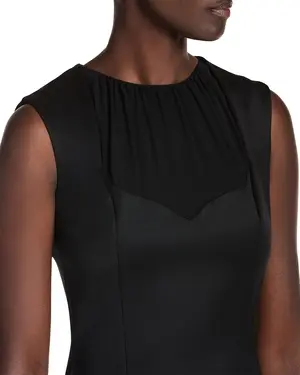 Alexander McQueen Sleeveless Wool Sheath Dress