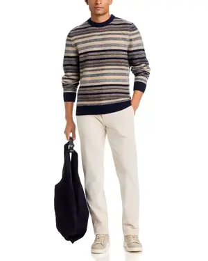Barbour Highsted Fair Isle Wool Crewneck Sweater