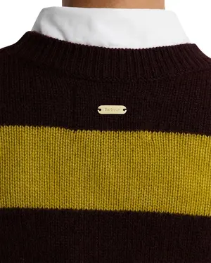 Barbour Woodhouse Wool Blend Striped Sweater