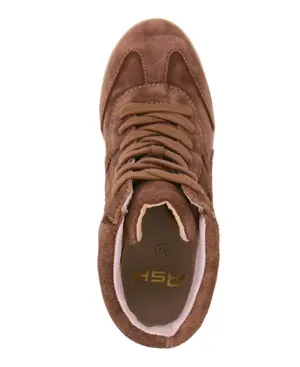 Ash Boradia Lace Up Wedge Sneakers - Chestnut