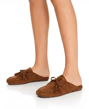 Ash Bavaria Studded Mule - Chestnut
