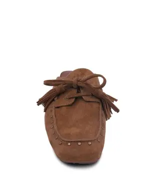 Ash Bavaria Studded Mule - Chestnut