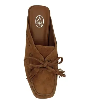 Ash Bavaria Studded Mule - Chestnut