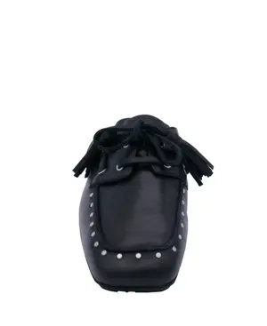 Ash Bavaria Studded Mule - Black