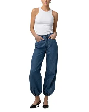 Blanknyc Cotton Denim Balloon Jeans