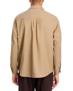 BOSS Carper Wool Button Overshirt