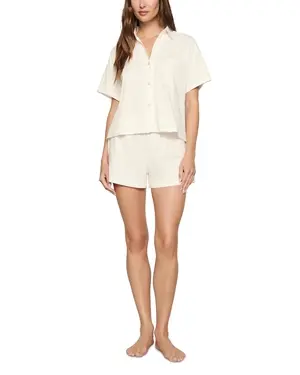 Eberjey Pima Cotton Short Pajama Set