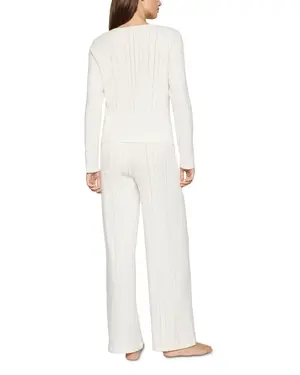 Eberjey Pointelle Knit Cardigan