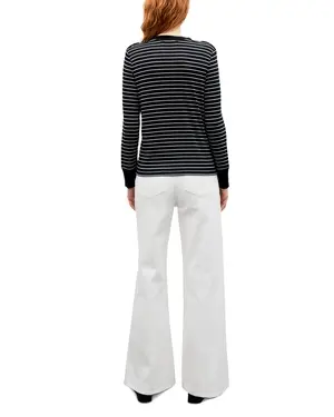 Gerard Darel Belia Epaulet Striped Top
