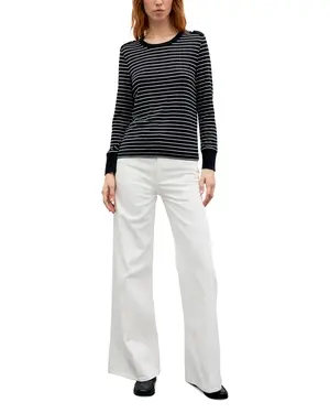Gerard Darel Belia Epaulet Striped Top