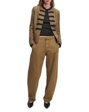 Rag & Bone Mercer Regalia Wool Long Sleeve Blazer - Army