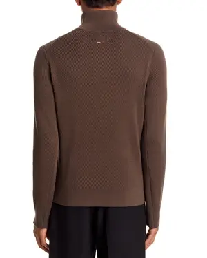 Rag & Bone Danton Quarter Zip Cotton Sweater