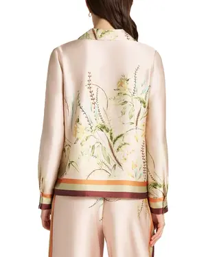 MATTY M Palmera Satin Shirt