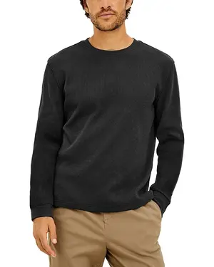 Rails Smith Relaxed Thermal Knit Cotton Blend Shirt