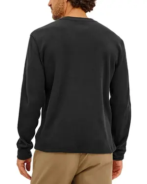 Rails Smith Relaxed Thermal Knit Cotton Blend Shirt