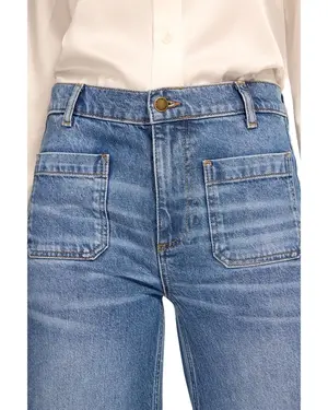 Ramy Brook Cleo Mid Rise Wide Leg Jeans