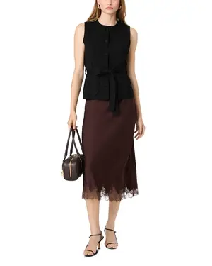 French Connection Maxime Knit Sleeveless Top - Black