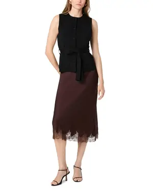 French Connection Maxime Knit Sleeveless Top - Black