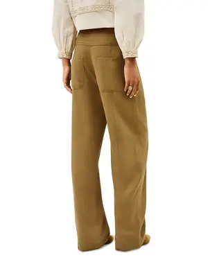 Ba&sh Pava Straight Leg Pants - Blond
