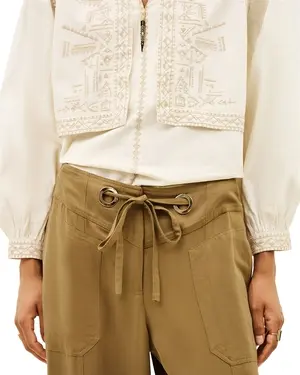 Ba&sh Pava Straight Leg Pants - Blond