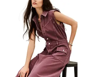 Ba&sh Cotton Midi Shirt Dress