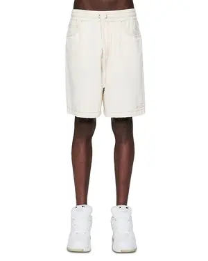 Amiri Drawstring Denim 8" Shorts
