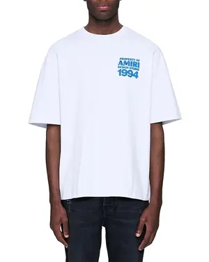 Amiri Design Studio 1994 Logo Cotton T-shirt - White