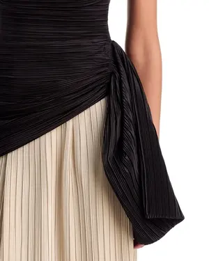 Simkhai Laia Bustier Strapless Maxi Dress
