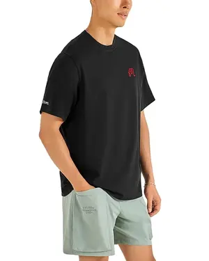 MALBON Relaxed Fit Bermuda Benchmark Tee - Black