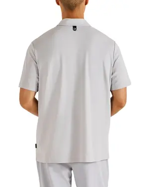 MALBON Relaxed Fit Fairway Polo - Micro Chip