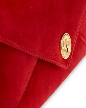Altuzarra Velvet Envelope Clutch - Grenadine