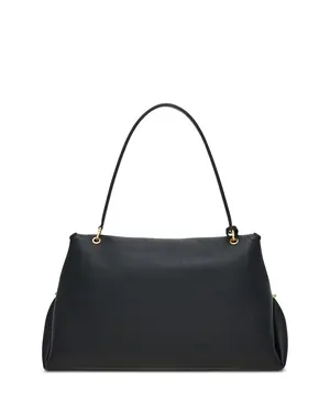 FERRAGAMO Gancini Large Leather Handbag