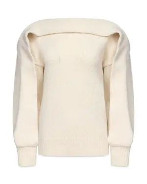 Ossou Umber Framed Sweater