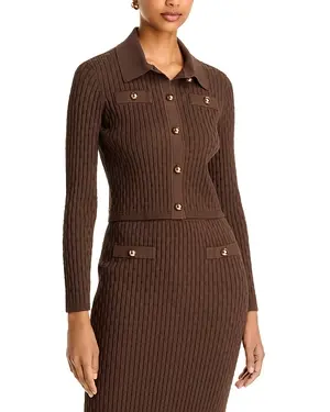 TOCCIN Posie Collared Jacket - Espresso