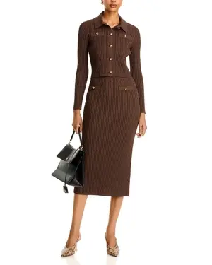 TOCCIN Posie Collared Jacket - Espresso