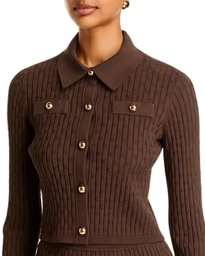 TOCCIN Posie Collared Jacket - Espresso
