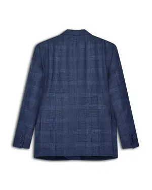 Emporio Armani Classic Fit Plaid Check Blazer