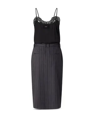 Pinko Arneis Mixed Media Dress