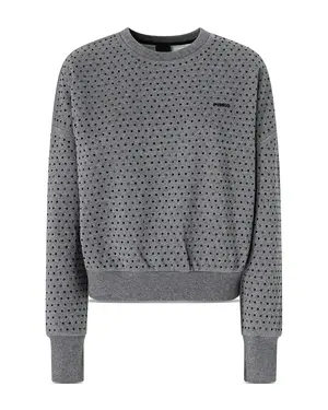 Pinko Monaci Maglia Felpa Melange Fu Sweatshirt