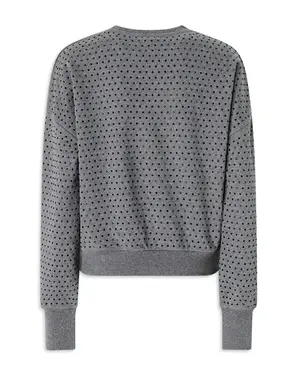 Pinko Monaci Maglia Felpa Melange Fu Sweatshirt