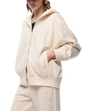 Pinko Lugano Maglia Felpa Embellished Hoodie - C