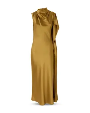 Pinko De Tomaso Satin Maxi Dress - U