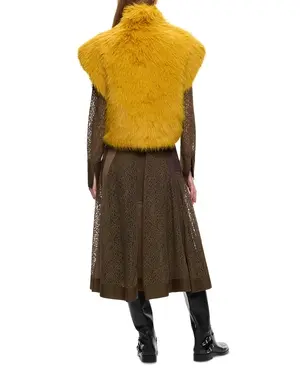 Pinko Eloro Aspen Faux Fur Vest
