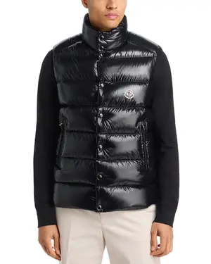 Moncler Tibb Down Vest With Stand Collar