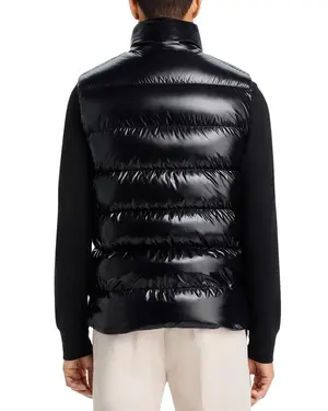Moncler Tibb Down Vest With Stand Collar