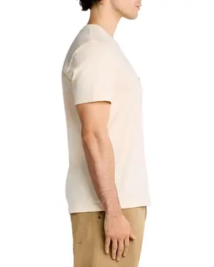 Moncler Cotton Short Sleeve Logo Tee - Ivory