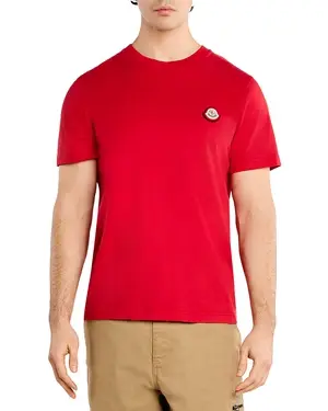 Moncler Cotton Short Sleeve Logo Tee - Samba