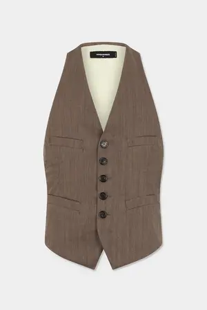 Dsquared2 Oversized Crinkled Vest